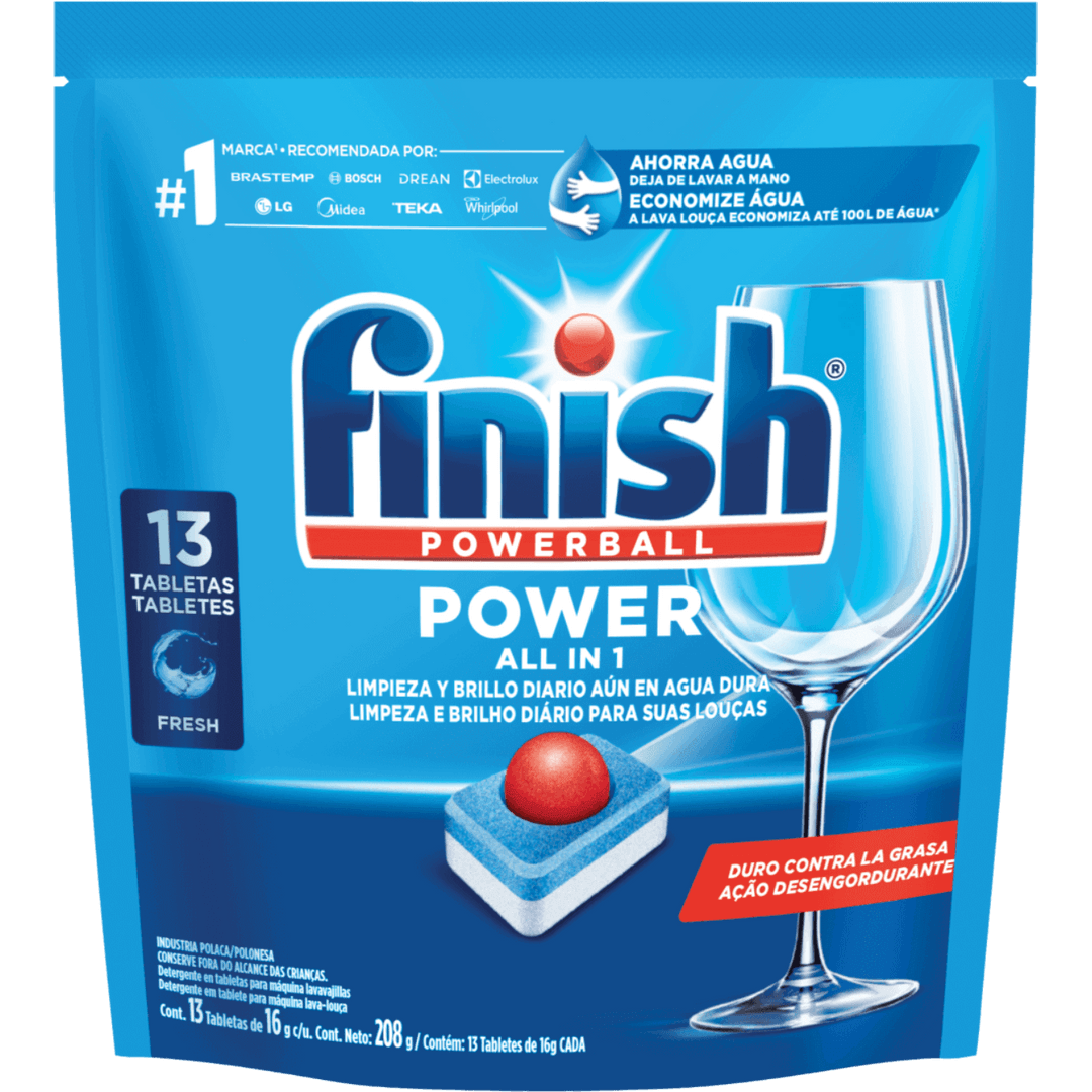 Finish Powerball - Detergente para lava-louças | Finish BR